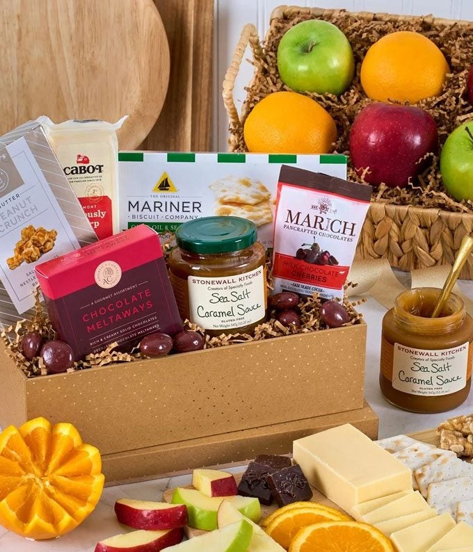 Fruit and Cheese Baskets The Gift Basket Store