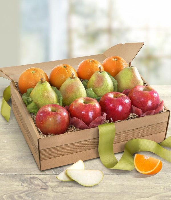A Trio of Fruit Gift Box - The Gift Basket Store