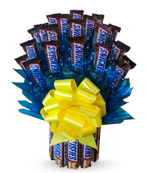 Large Snickers Candy Bouquet - The Gift Basket Store